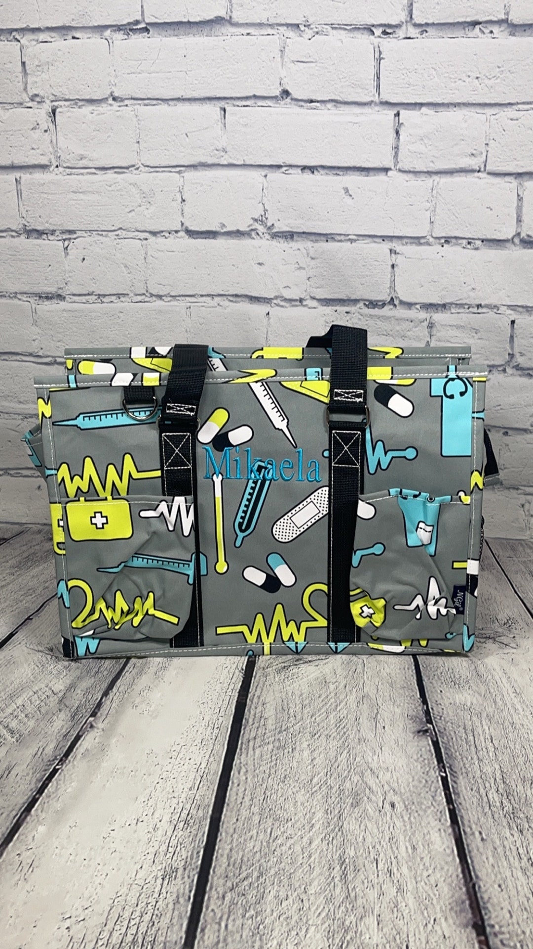 Personalized Nurse Totes, Caddy Bag, Nurse Cosmetic Bag, Travel ...