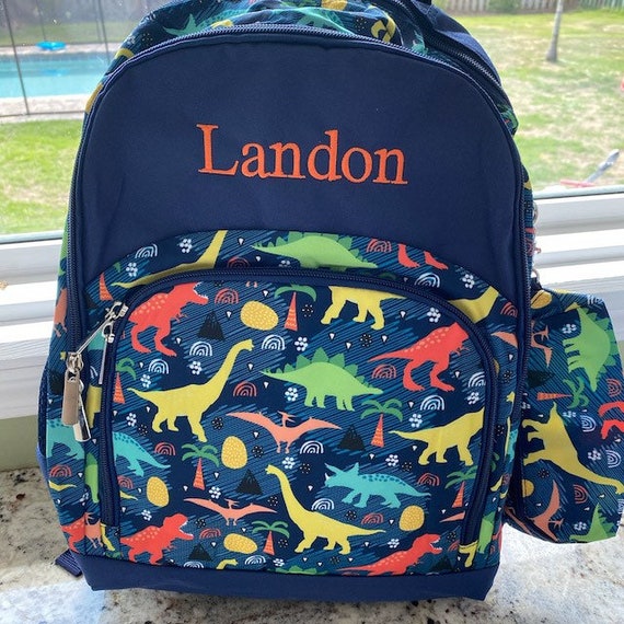 Personalized Dinosaur Backpack W Pencil Case / Monogrammed - Etsy