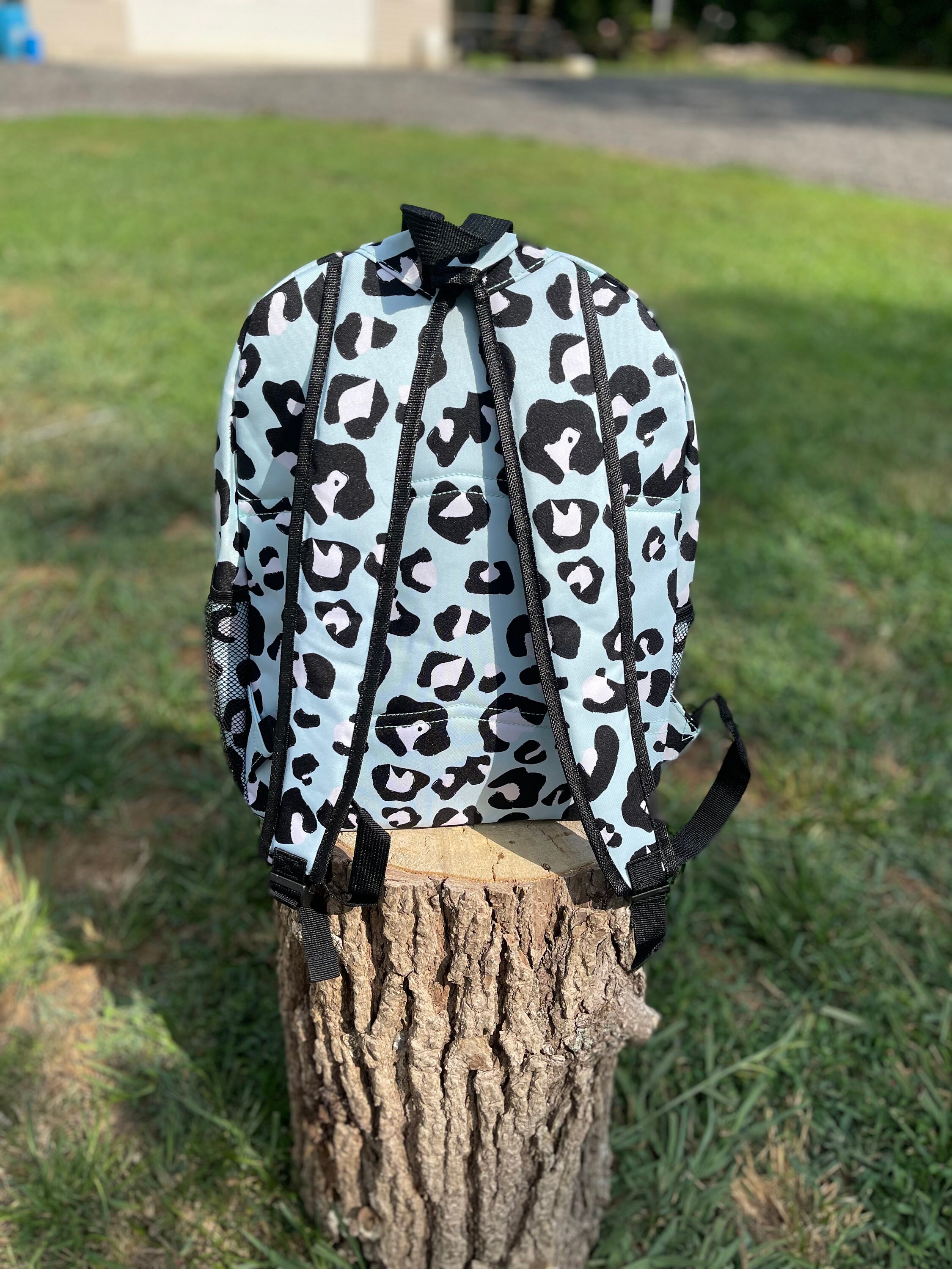 Personalized Cheetah Backpack Embroidered Backpack Animal - Etsy