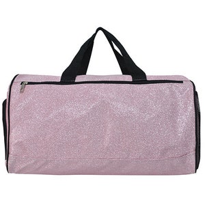Pink Glitter 17 Personalized Bag With Shoe Compartment, Dance Bag ...