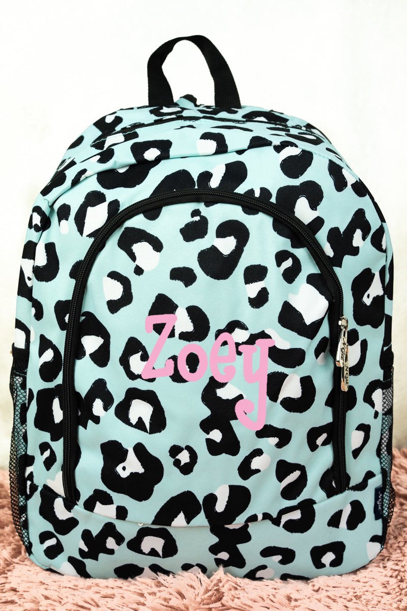 Personalized Cheetah Backpack Embroidered Backpack Animal - Etsy