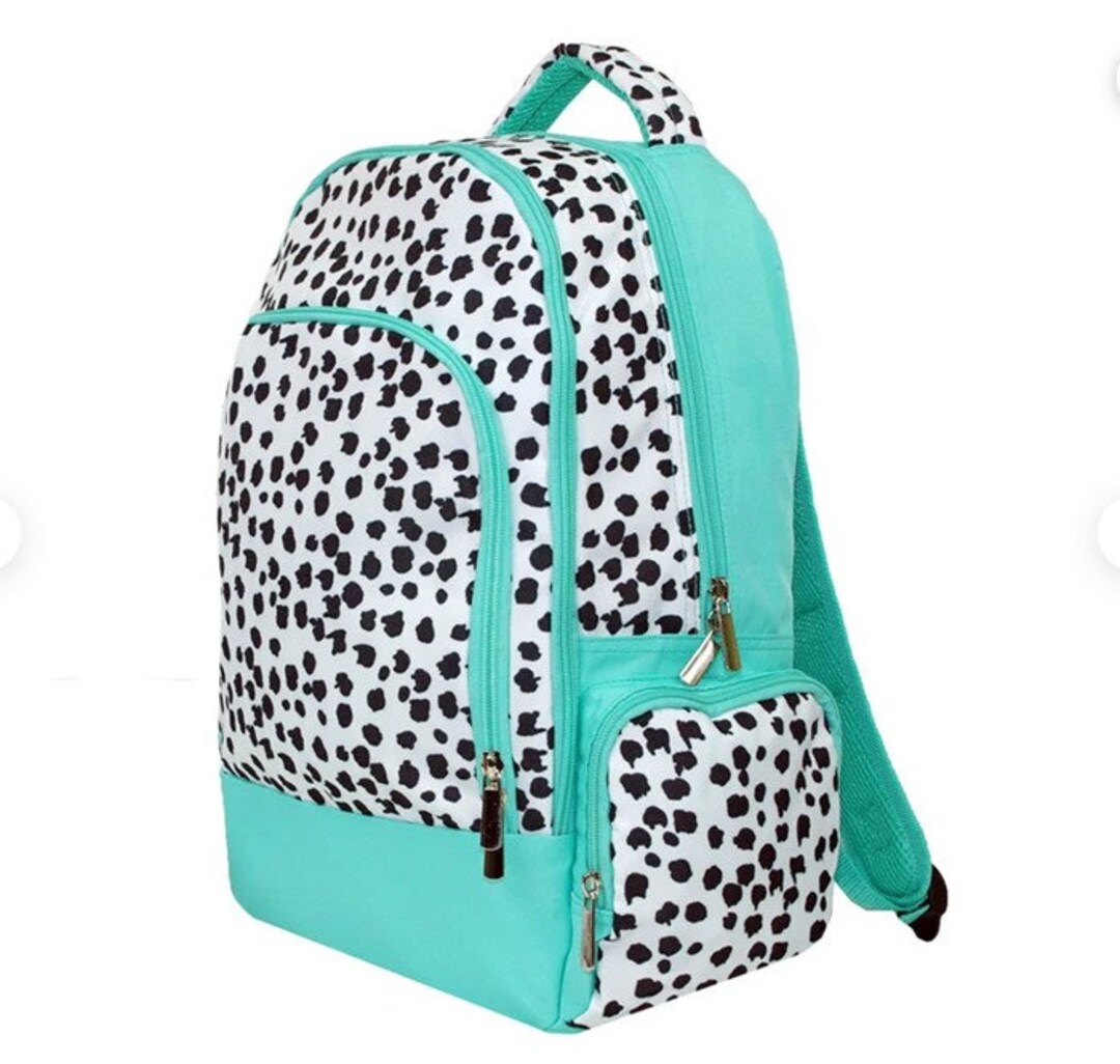 Personalized Embroidered Spotty Dog Backpack With Laptop Sleeve ...