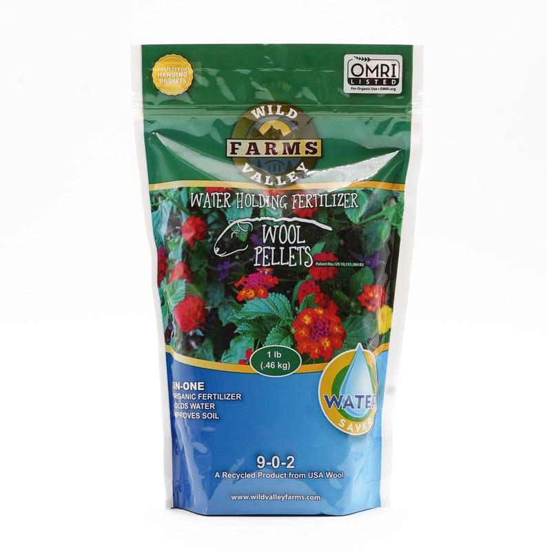 Organic Water Holding Wool Pellet Fertilizer - Etsy