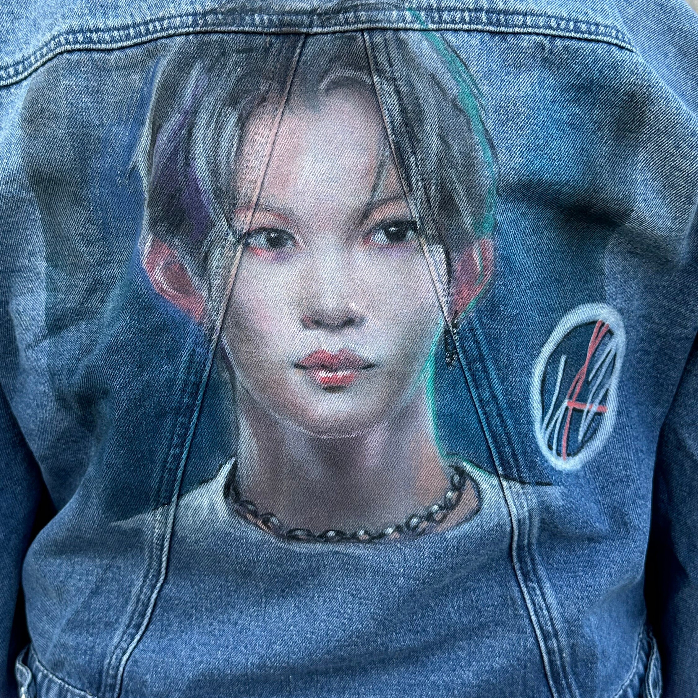 Felix of Stray Kids Denim Jacket Custom Airbrushed - Etsy Canada