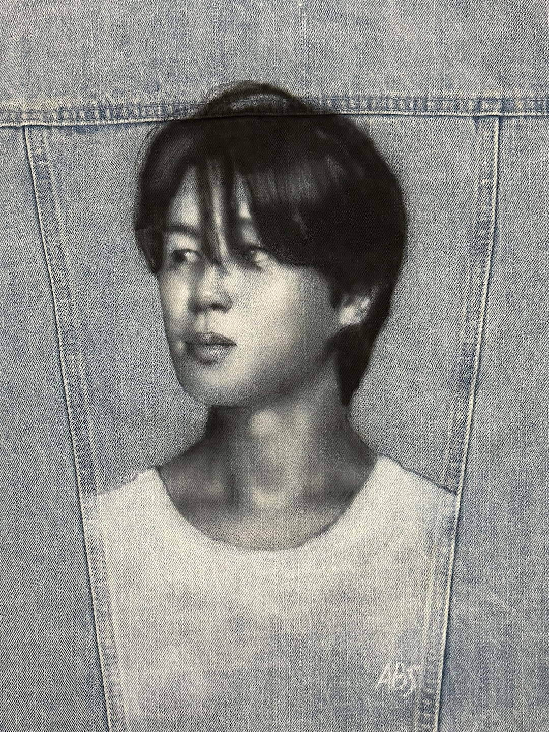 JIMIN of BTS Denim Jacket W Size Med on Sale for Christmas other Sizes ...