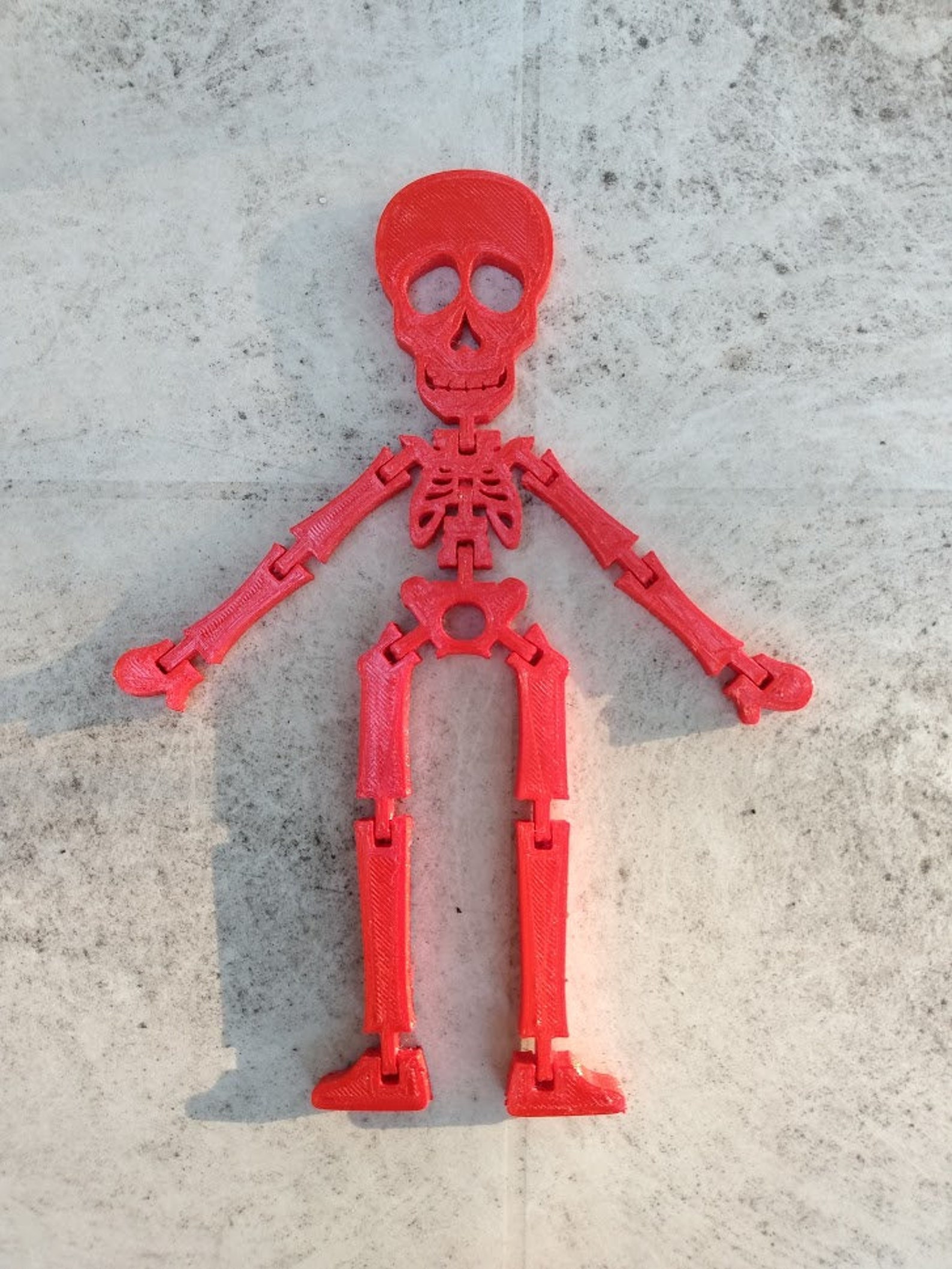 Kinetic Skeleton Halloween Fidget Decoration, Articulated Bones ...