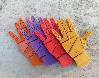 3d Printed Articulated Fingers - Etsy