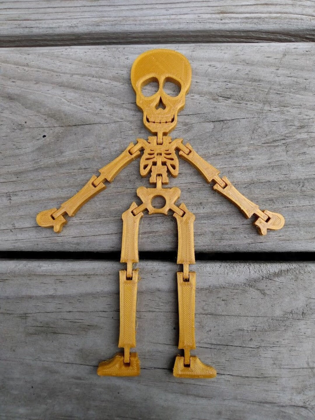 Kinetic Skeleton Halloween Fidget Decoration, Articulated Bones ...