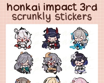 Honkai Impact 3rd Elysia Herrscher of Human Ego Stickers laminated ...