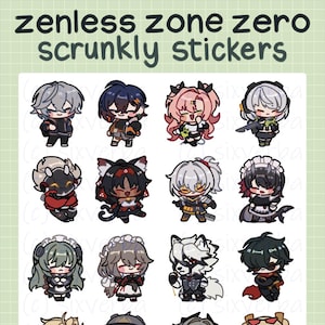Zenless Zone Zero Scrunkly Stickers - Etsy