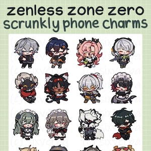 Zenless Zone Zero Scrunkly Phone Charms - Etsy