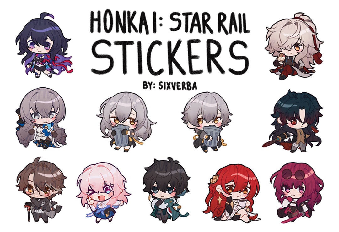 Honkai: Star Rail Stickers - Etsy