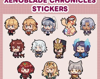 Cute Stickers Inspired by Xenoblade Chronicles 3 - Etsy