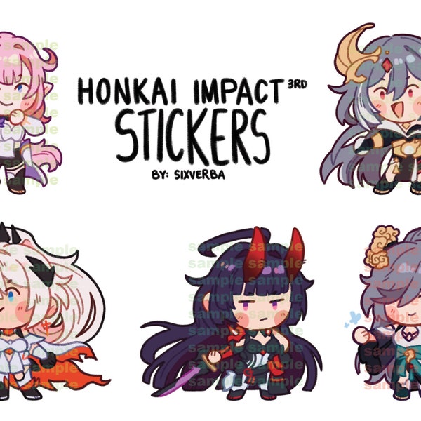 Honkai Impact Elysia Stickers - Etsy
