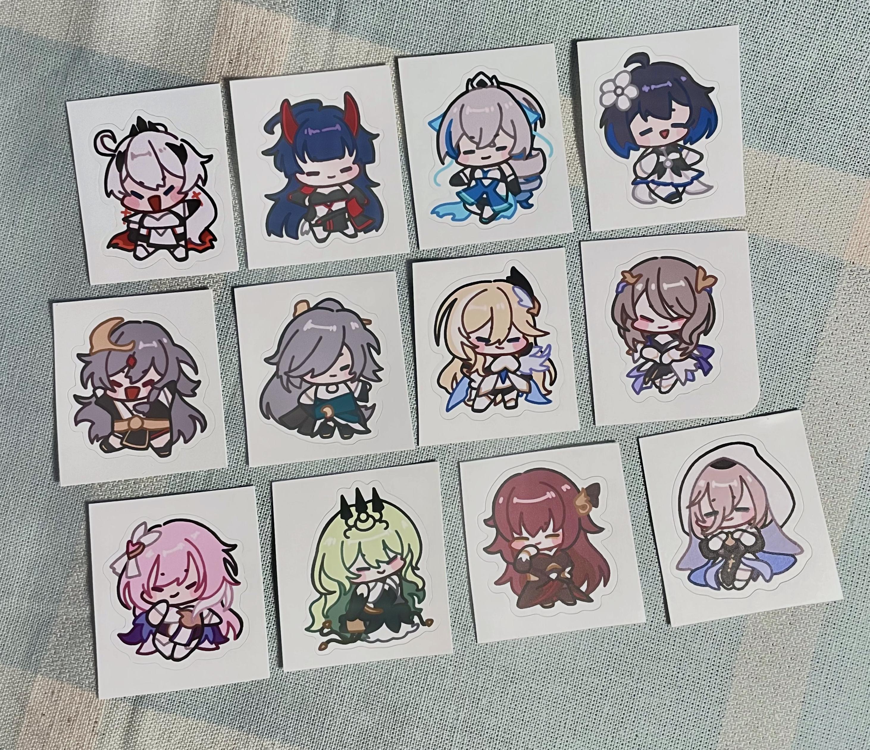 Honkai Impact 3rd Scrunkly Stickers - Etsy