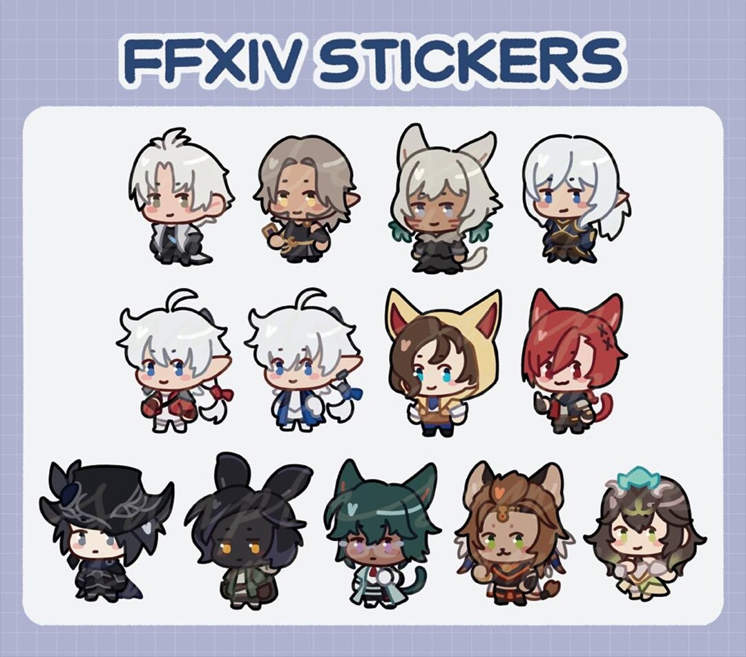 Ffxiv Stickers - Etsy