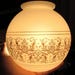 Beautiful Vtg Vianne Glass Shade, Ceiling & Lamps, Hand Blown Gold ...