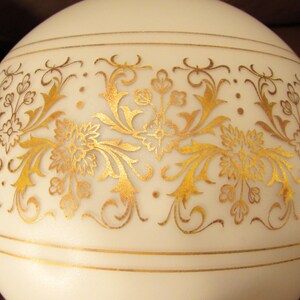 Beautiful Vtg Vianne Glass Shade, Ceiling & Lamps, Hand Blown Gold ...