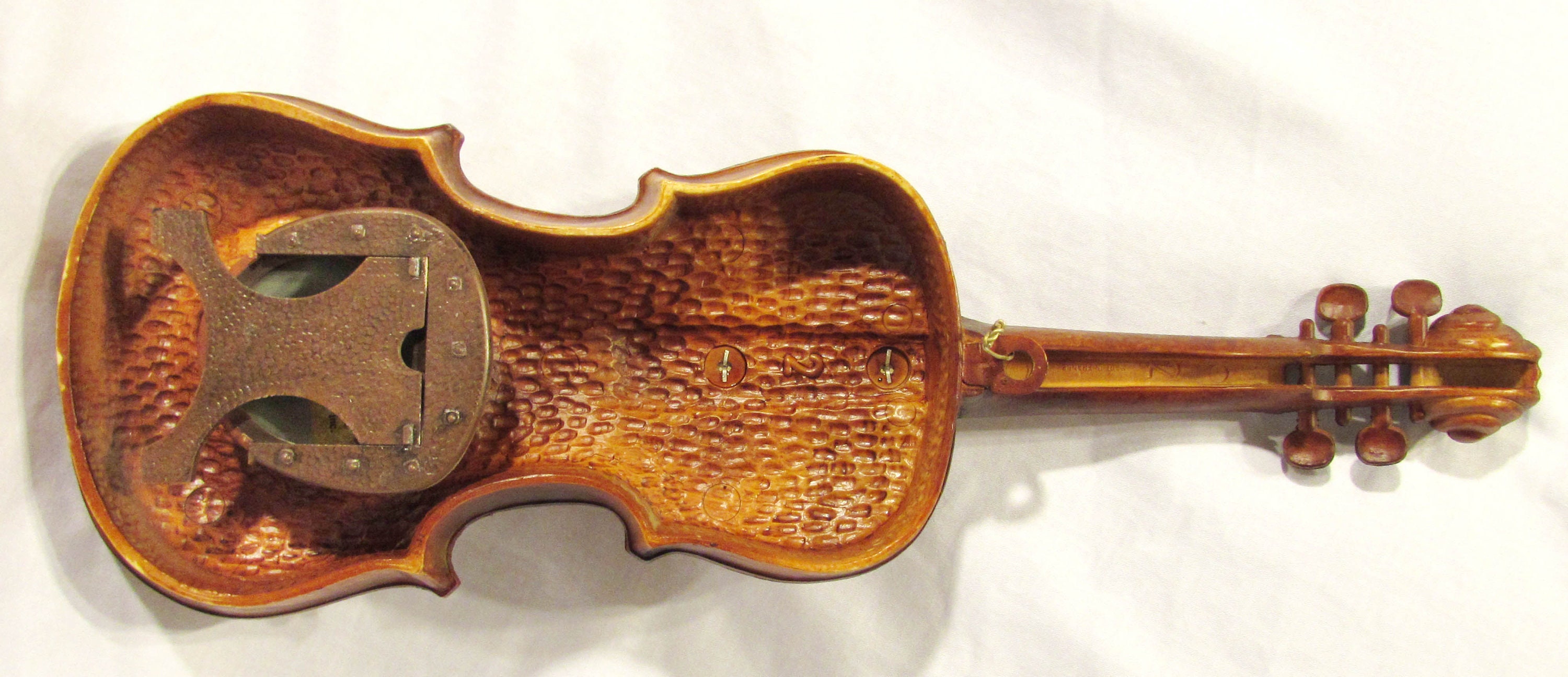 RARE Vintage Miller Violin Barometer Thermometer, Made in France by ...