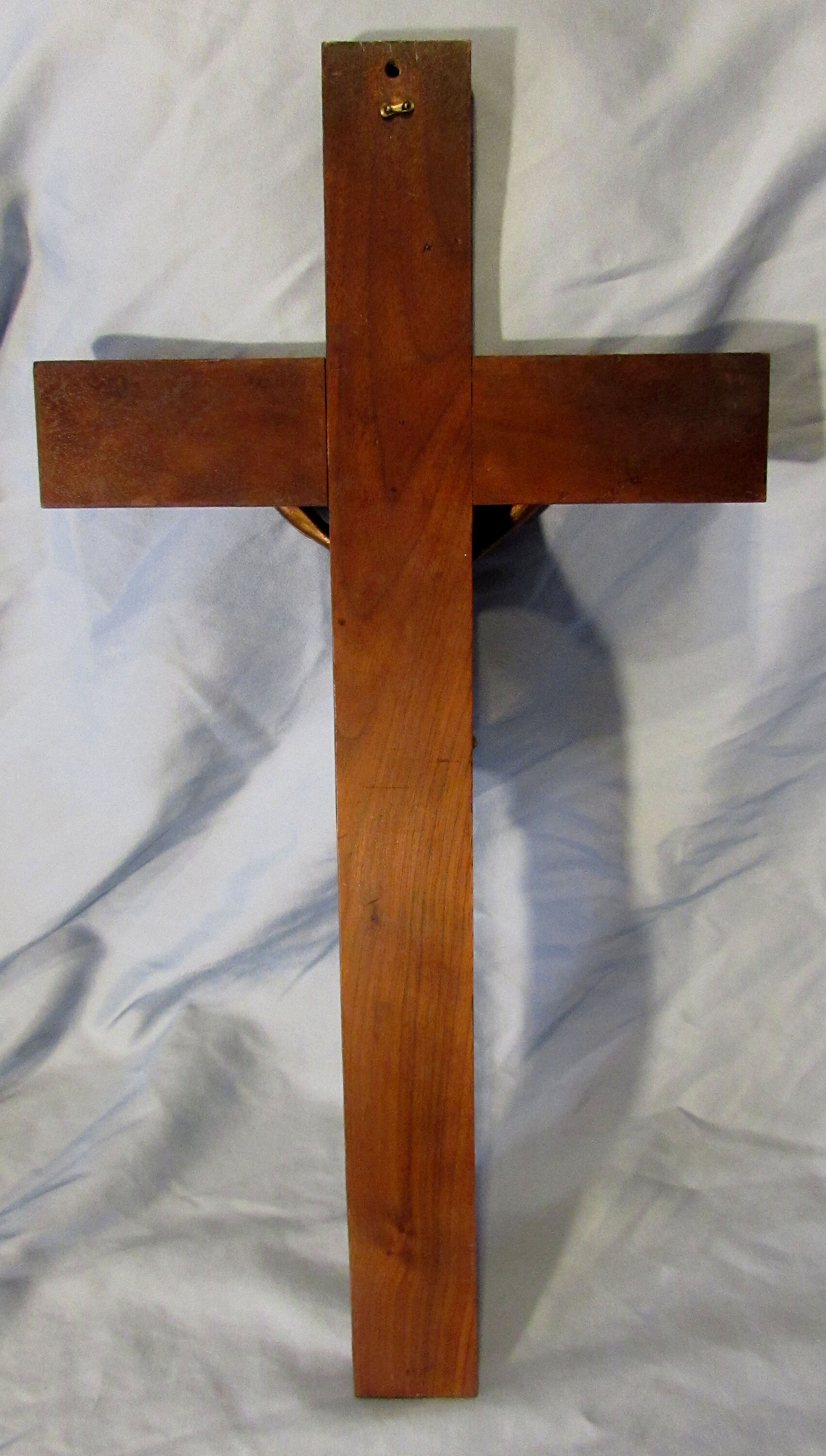Vintage Carved Wooden Crucifix, 20" Tall, Detailed Jesus on Cross ...