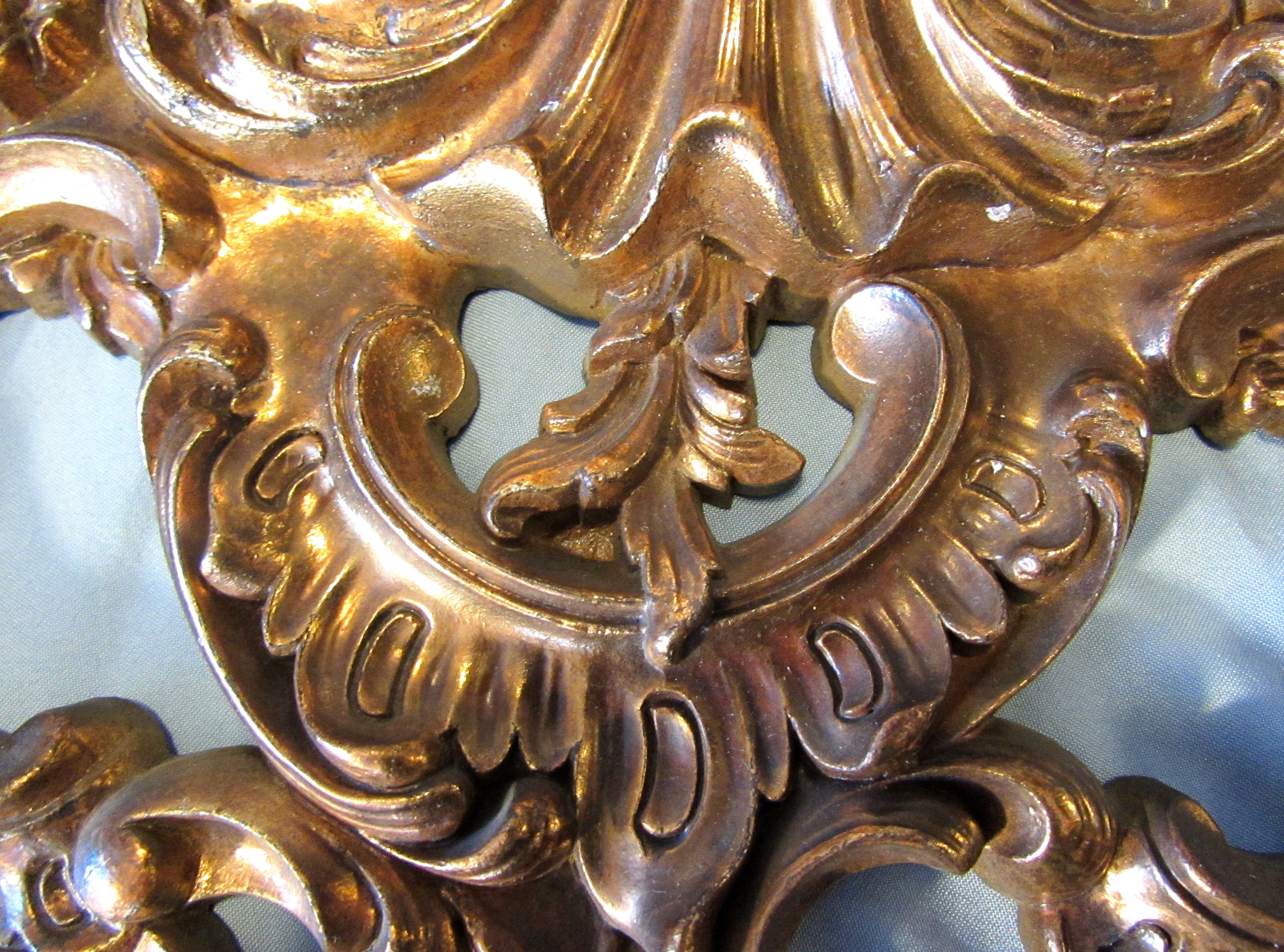 Sensational Vintage Rococo Style 8 Day Wind up Wall Clock, Syracuse ...