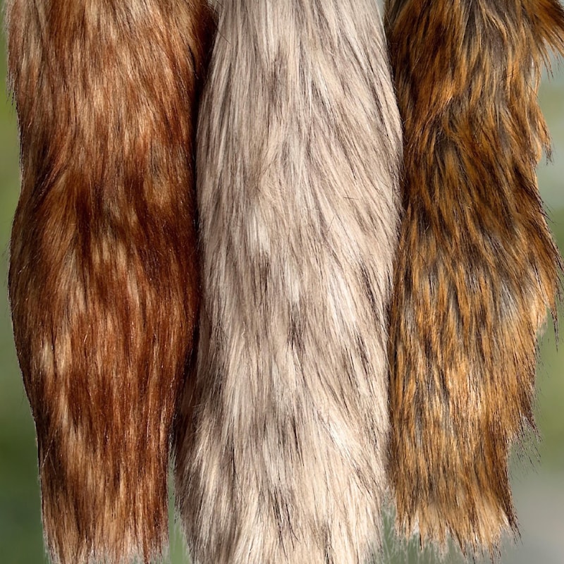 Wolf Therian Mask Tail - Etsy UK