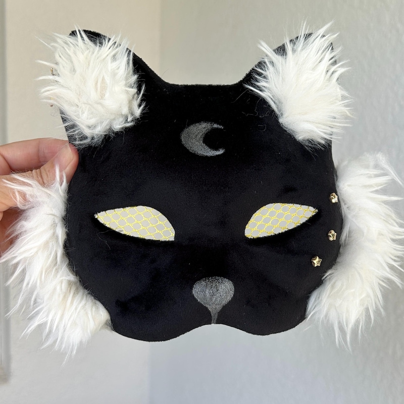 Black Cat Therian Mask - Etsy