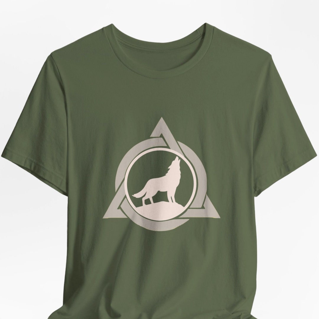 Theta Delta Wolf Therian T Shirt Therianthropy Gear Gift Idea for Tween ...