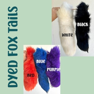 Custom Therian Tail Real Fur Therian Gear Personalized Fox Coyote ...