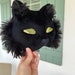 Black Cat Mask Therian Gear for Girls Tweens Teens Black Cat Halloween ...