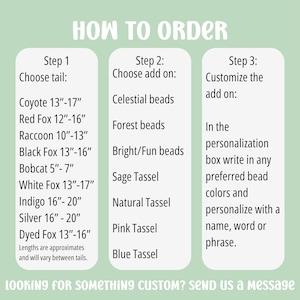 Custom Therian Tail Real Fur Therian Gear Personalized Fox Coyote ...