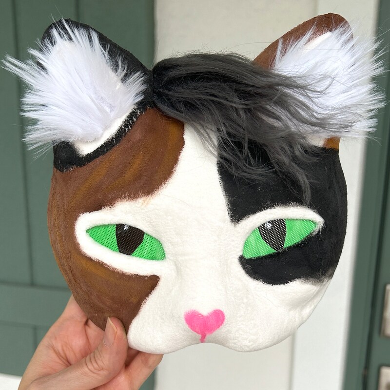 Calico Cat Therian Mask - Etsy