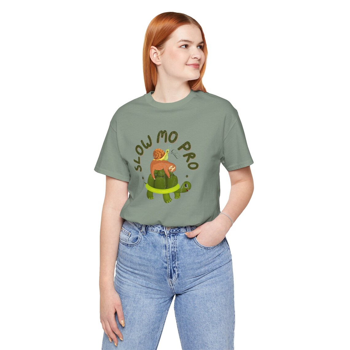 Snail Tshirt - Distressed Slow Motion Snail Turtle Sloth - Lazy Snail ...