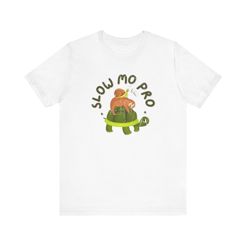 Snail Tshirt - Distressed Slow Motion Snail Turtle Sloth - Lazy Snail ...