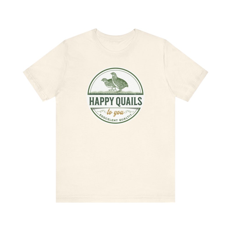 Happy Quails Tshirt - Unisex - Quail Shirt for Men - Quail Shirt for ...