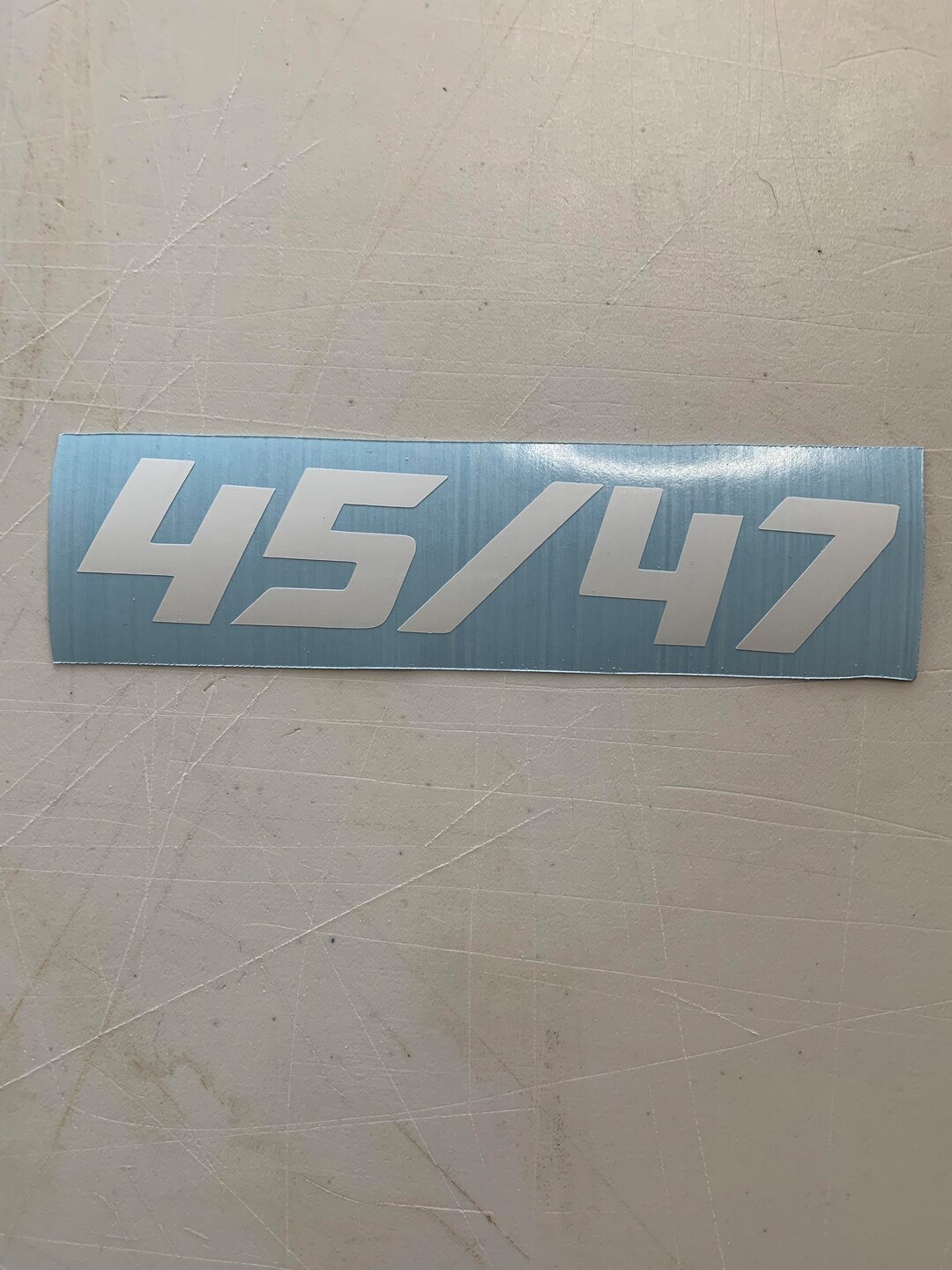 45/47 Trump Vinyl Decal - Etsy