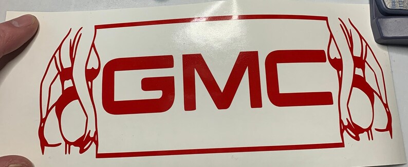 GMC Lady Decal - Etsy