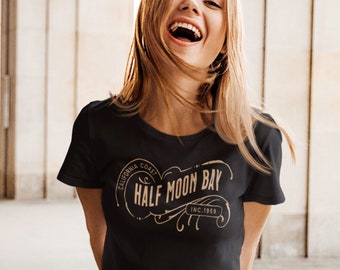 Half Moon T Shirt - Etsy
