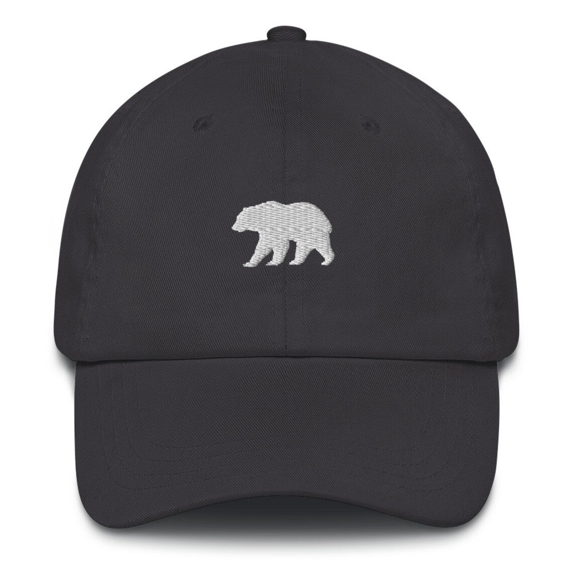 California Bear Style Embroidered Hat - Etsy