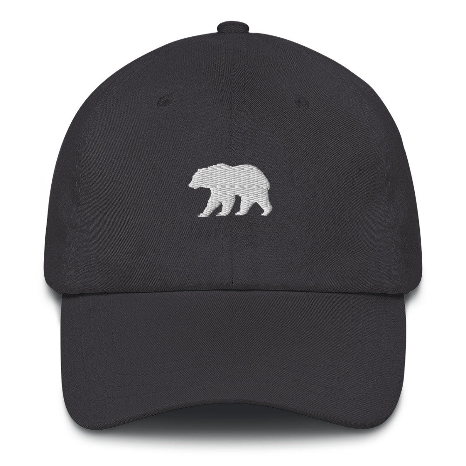California Bear Style Embroidered Hat - Etsy