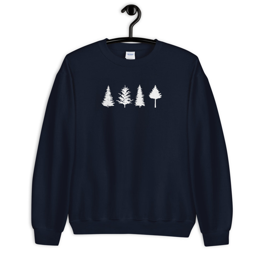 Pine Tree Graphic Unisex Sweatshirt - Etsy