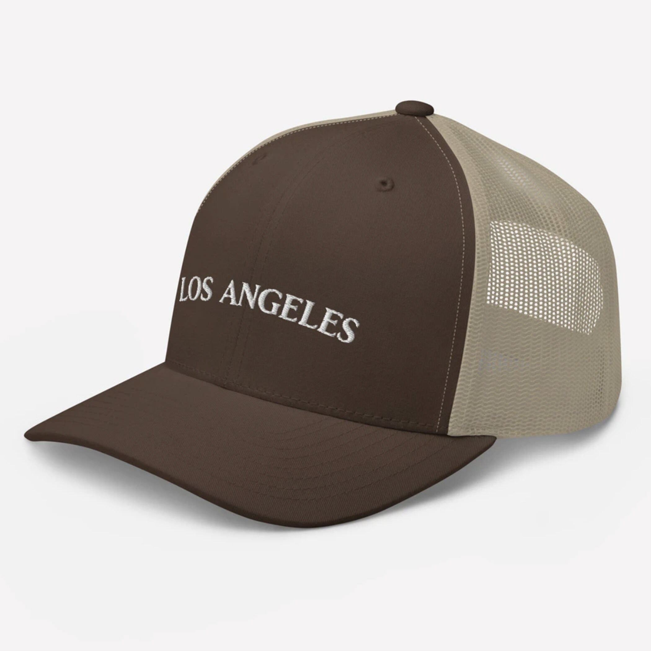 Los Angeles Embroidered Trucker Cap: Vintage Style Baseball Hat - Etsy