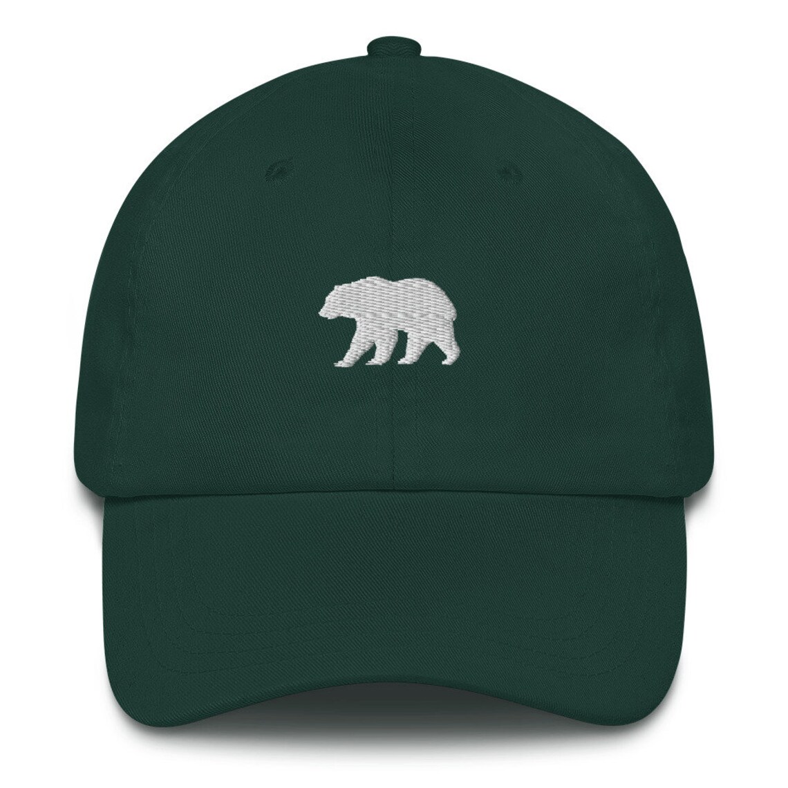 California Bear Style Embroidered Hat - Etsy