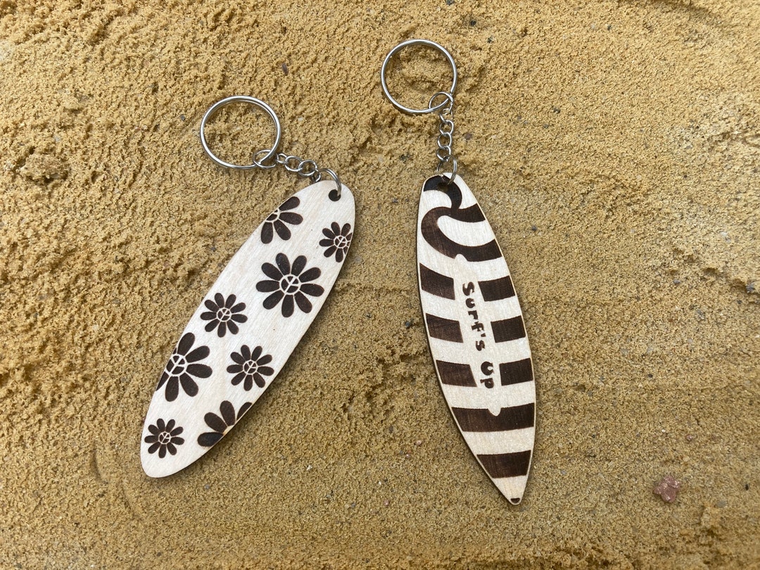 Surfboard Keyring, Boat Keychain, Beach Hut Keychain, Novelty Gift - Etsy