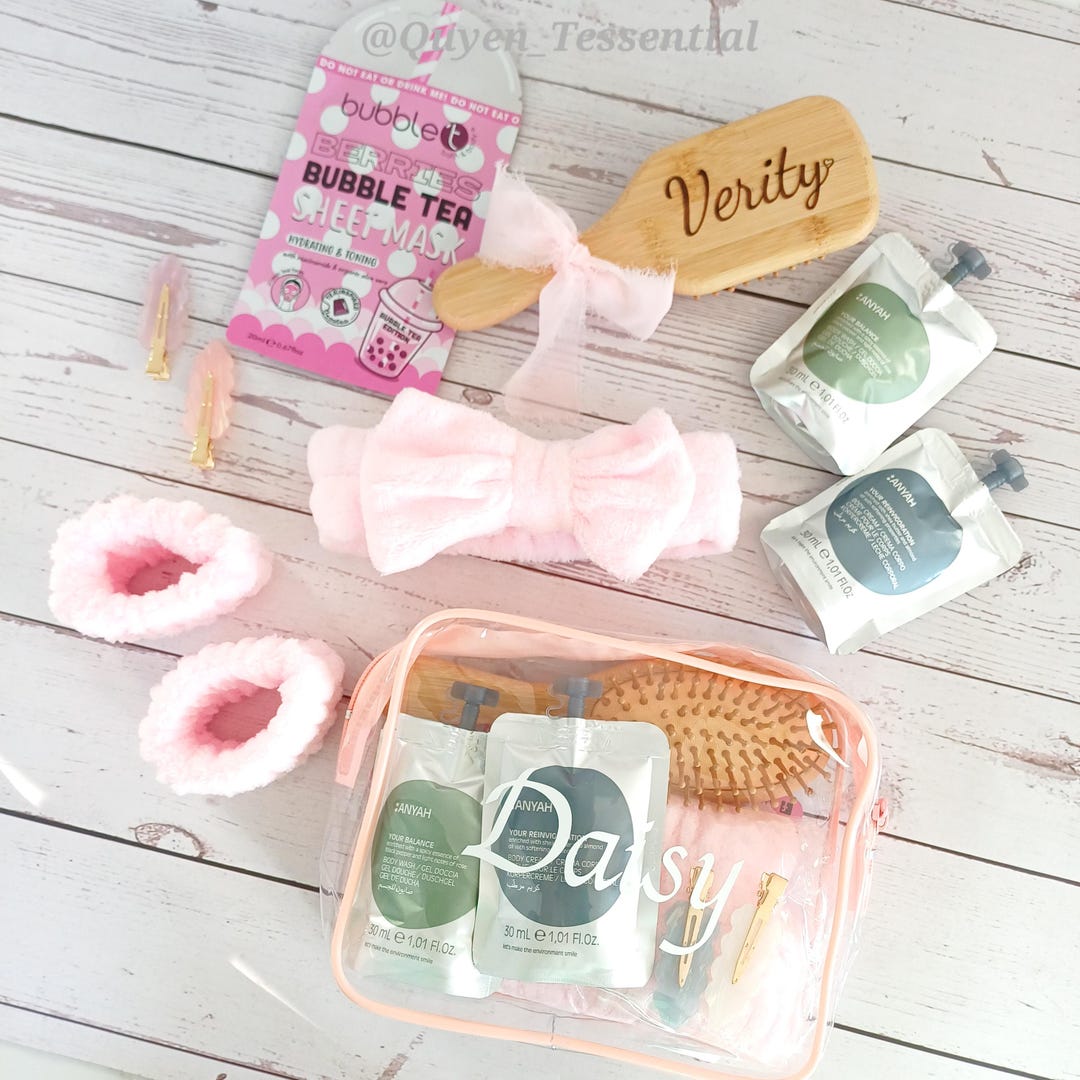 Personalised Spa Comestic Bag for Her, Birthday Gifts for Tween / Teen ...