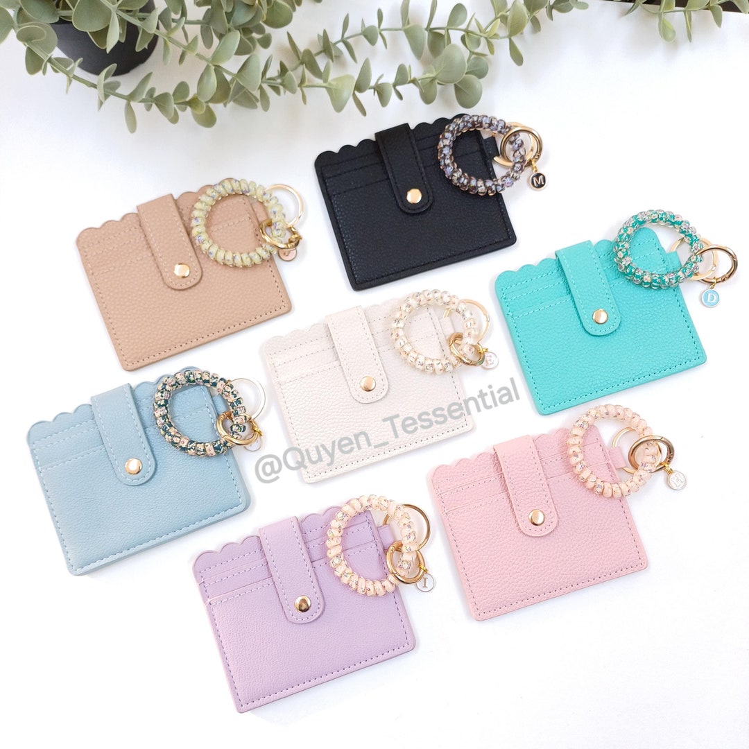 Personalized ID Card Holder With Hair Bobble, Debit Card Wrist Strap ...