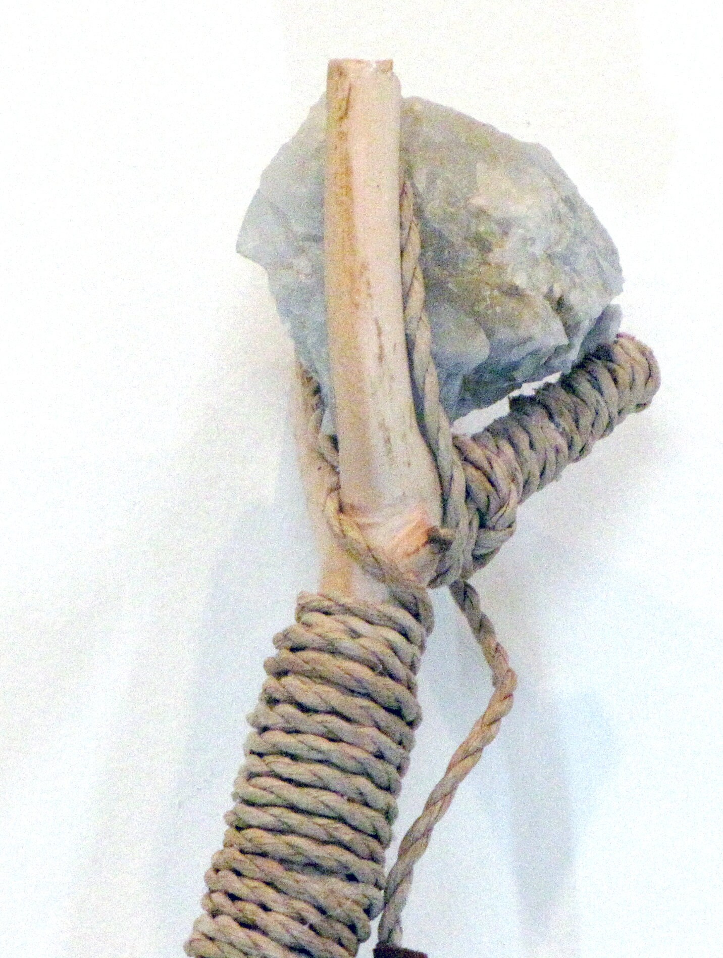 Crystal Topped White-rabbit Staff With Large Quartz Crystal Includes ...