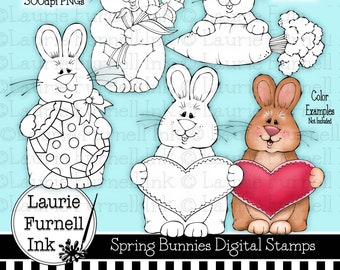 Spring Digital Stamps, Easter Digi Stamps, Baby Chicks Digis, Laurie ...