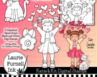 Flower Digi Stamp - Etsy