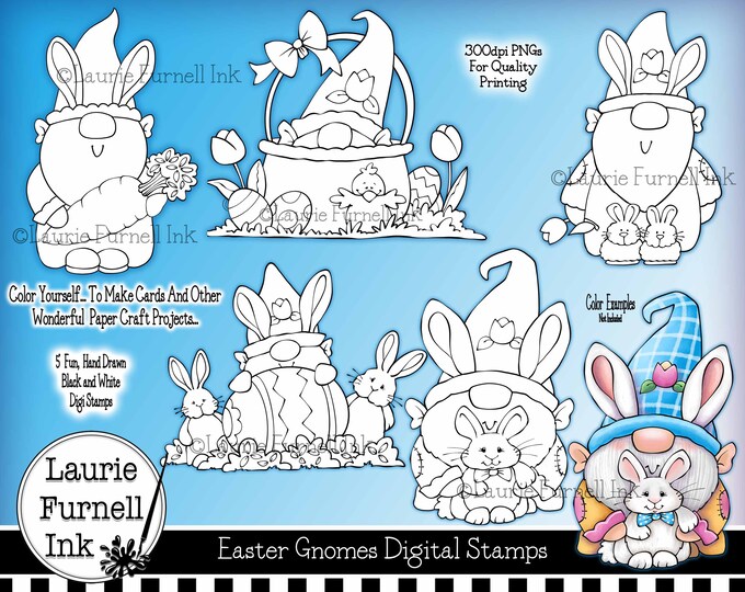 Spring Digital Stamps, Easter Digi Stamps, Baby Chicks Digis, Laurie ...